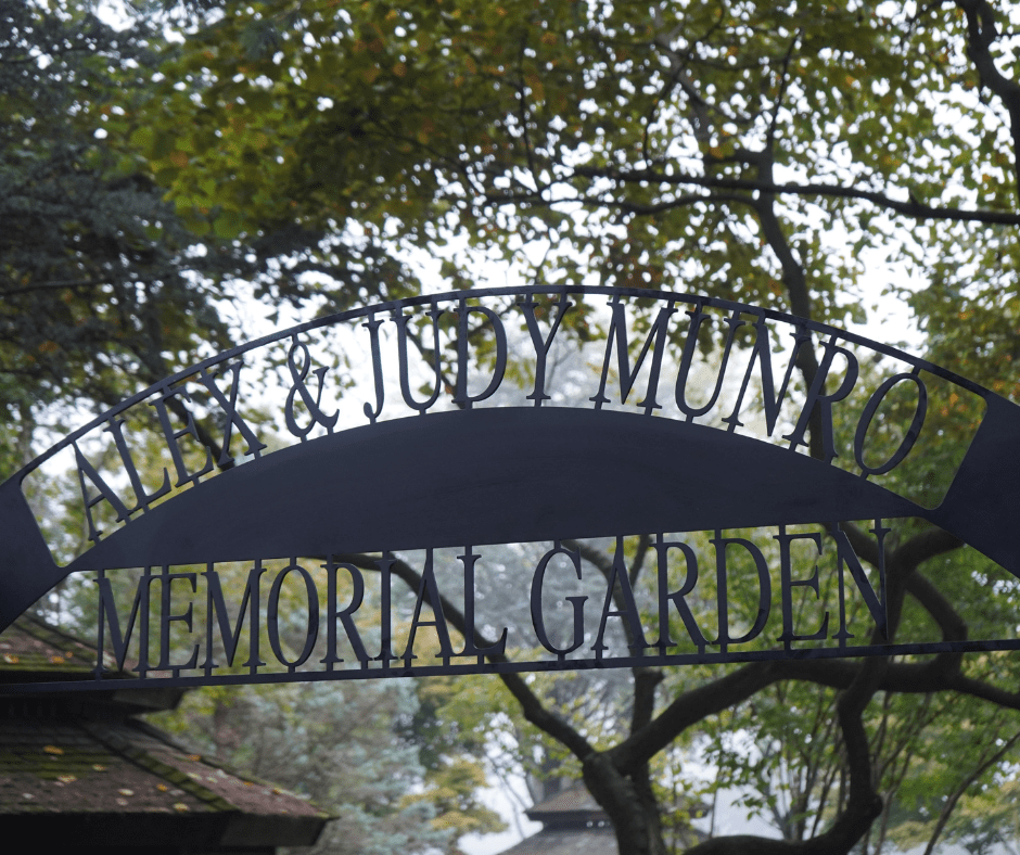 Honoring a Legacy: The Alex and Judy Munro Memorial Garden Dedication ...